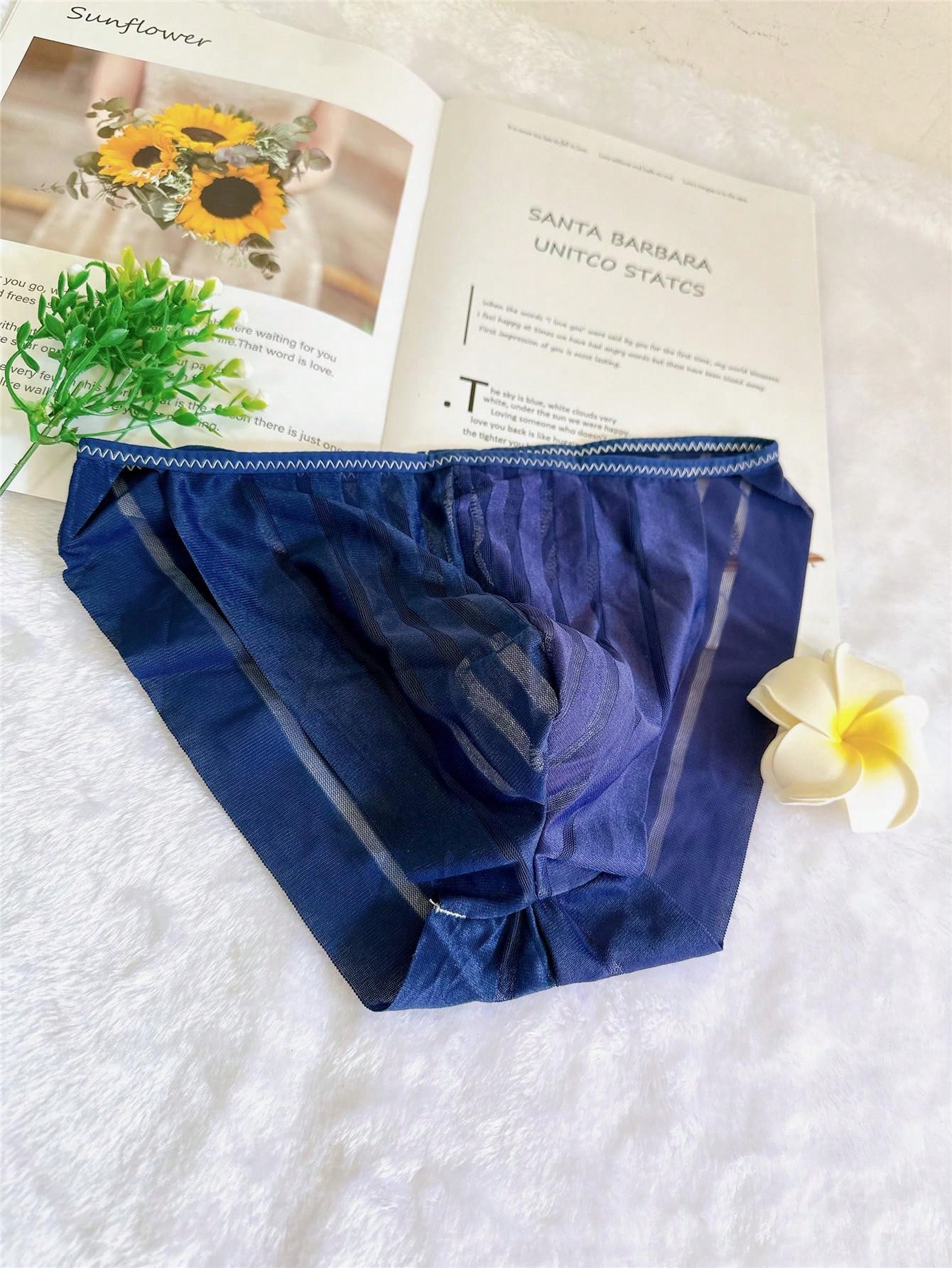 Men'S New Sexy Lace Low-Rise Breathable T-Back Underwear With See ...