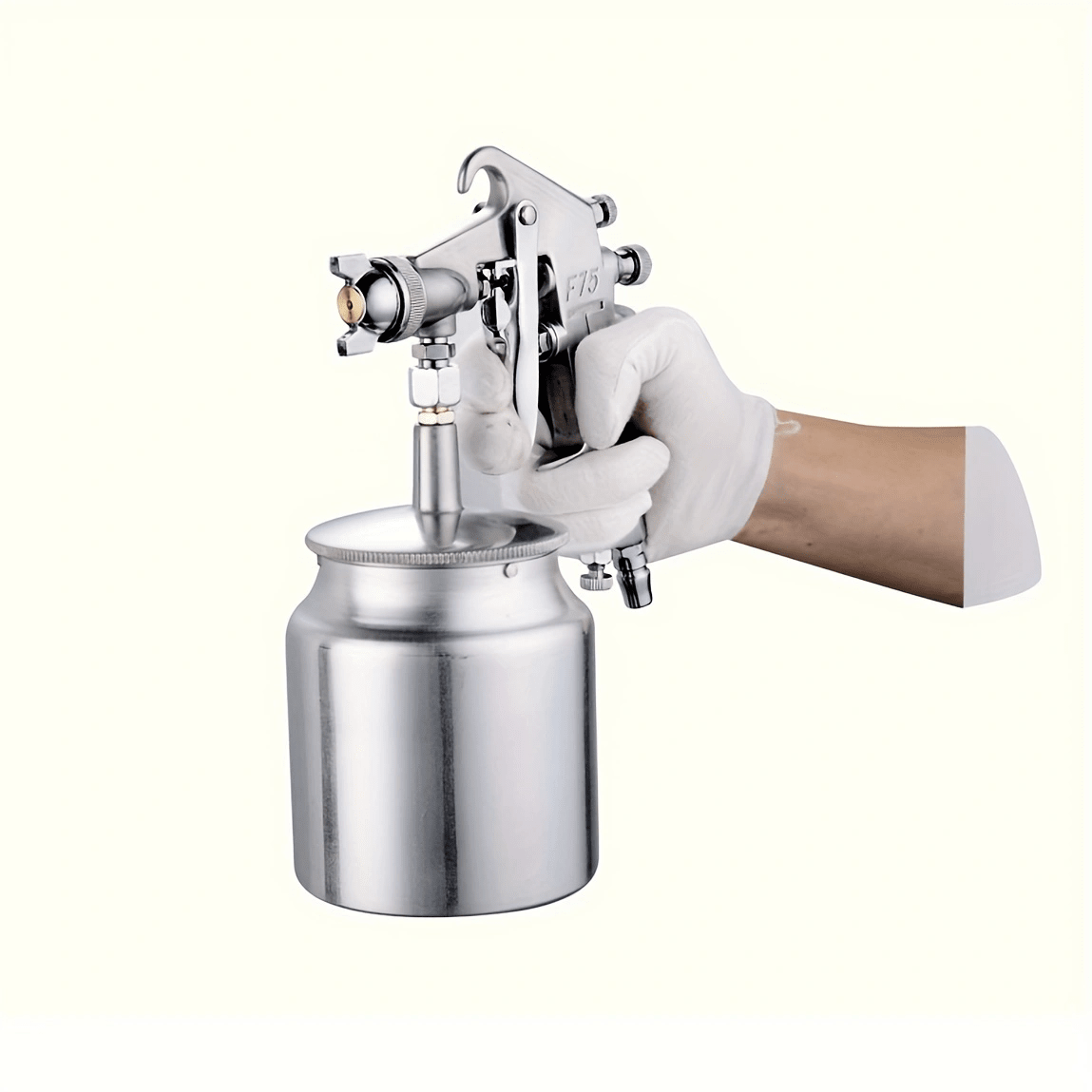 F75 Paint Sprayer Gun With Bottom Pot, Air Tool For Home Use, Cars ...