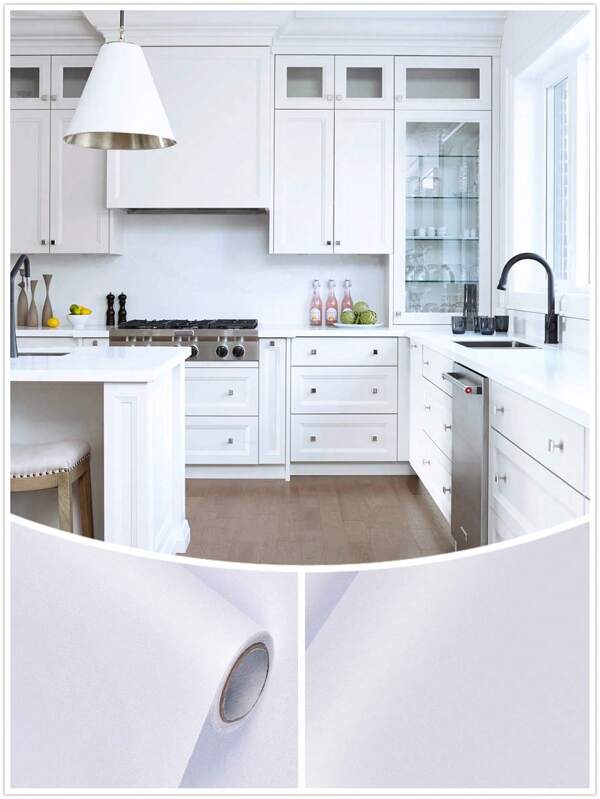 Peel And Stick Wallpaper Removable Wallpaper Waterproof Solid Contact ...