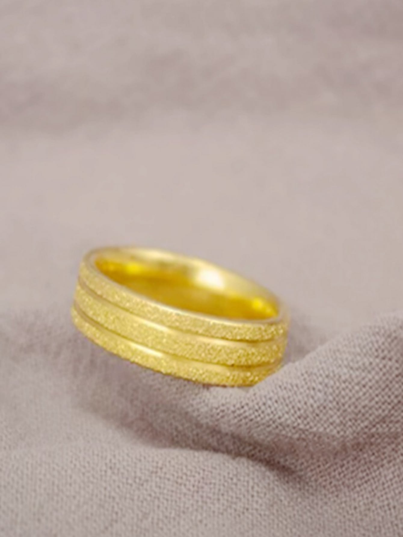 1 Stück Modischer Matter Ring, Persönlichkeitstitanstahlring, Party ...