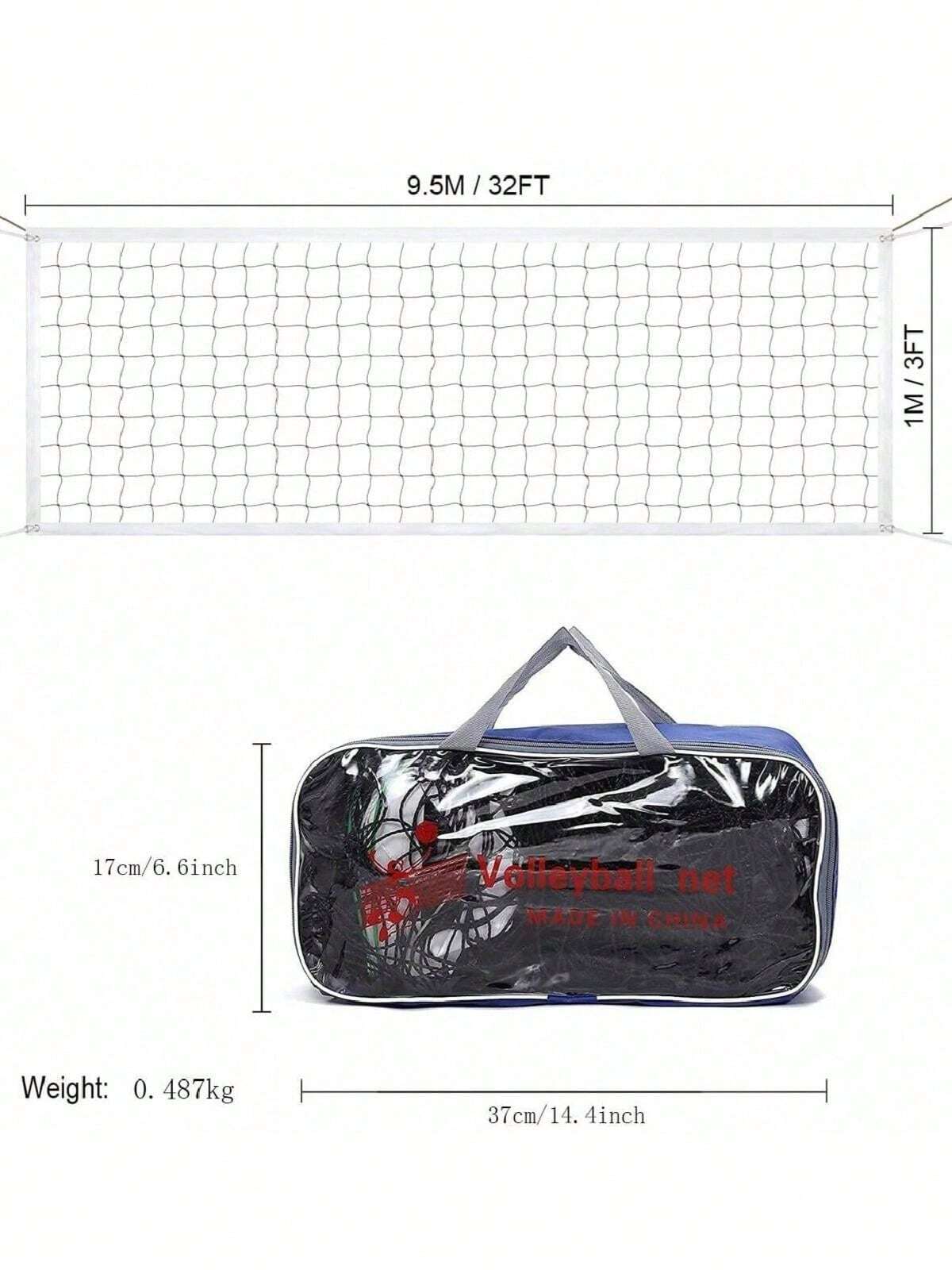 2024 Newest One Piece Volleyball Net Foldable Volleyball Net Official ...