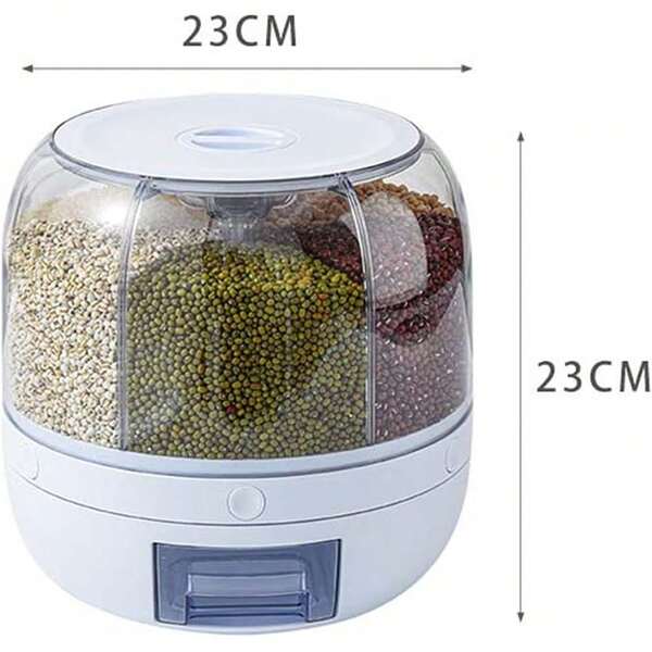 Grains Separate Storage Box, Home Damp Proof Rice Storage Tank ...