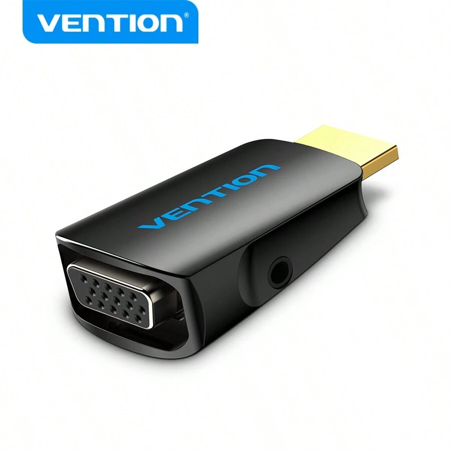 Adaptador VENTION HDMI a VGA 1080P, Convertidor HDMI a VGA Macho a ...