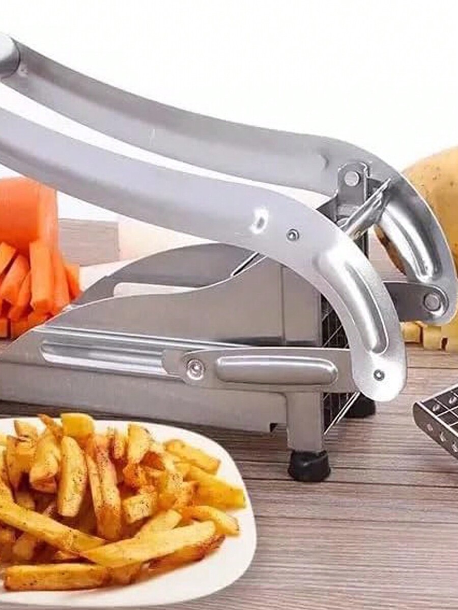 1pc French Fry Slicer With 2 Blades, Professional Stainless Steel ...
