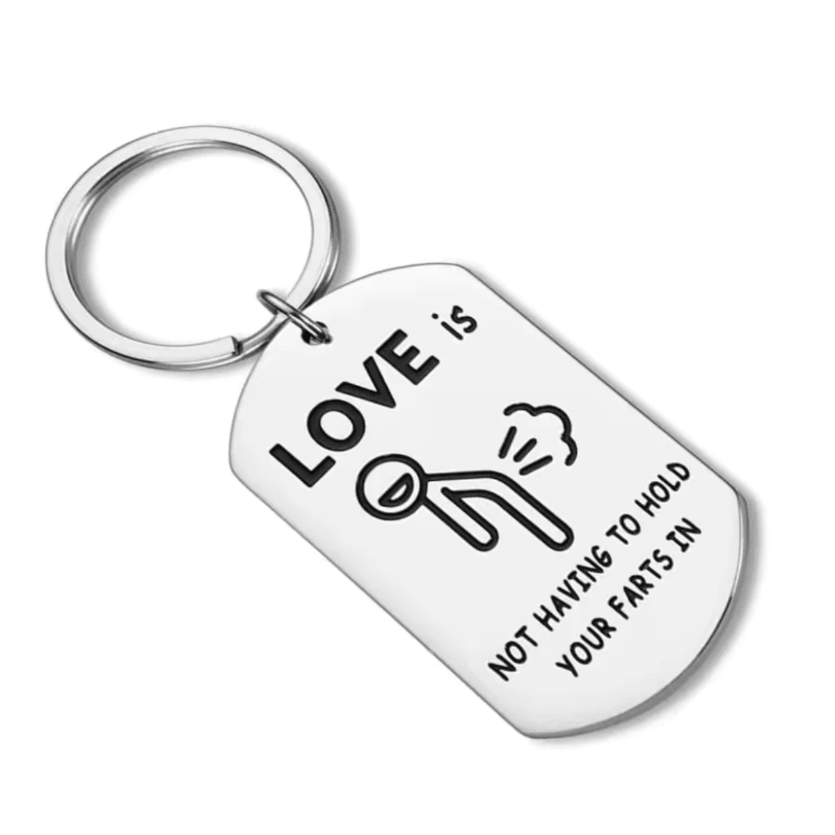 Stainless Steel Key Chain Love Not Having To Hold Your Faults In ...