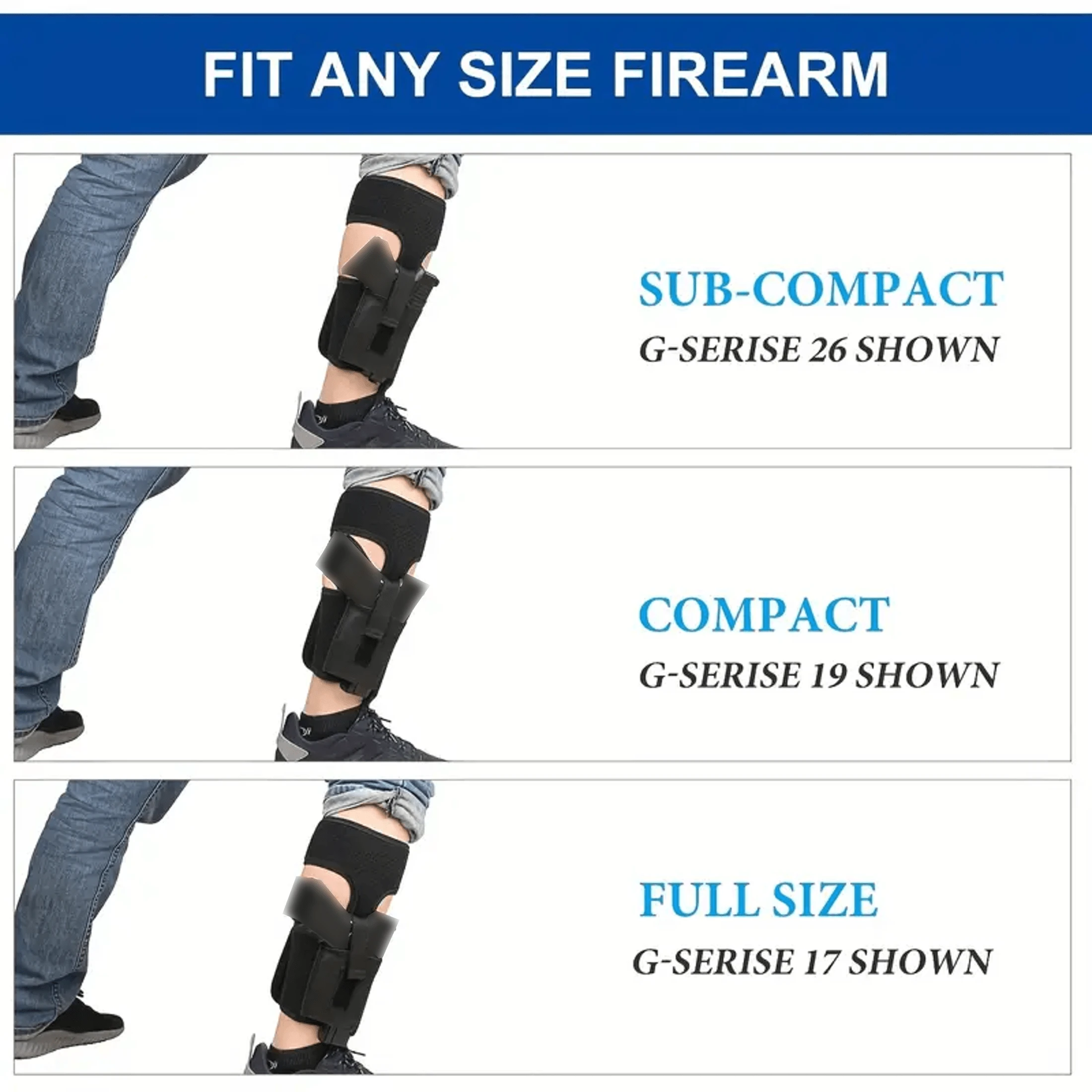 1 pc quick-draw ankle gun holster - for concealed carry during hunting ...