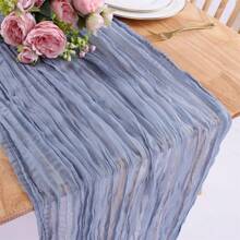 1pc Pink Cheesecloth Tablecloth, Boho Sheer Fabric Tablecloth ...