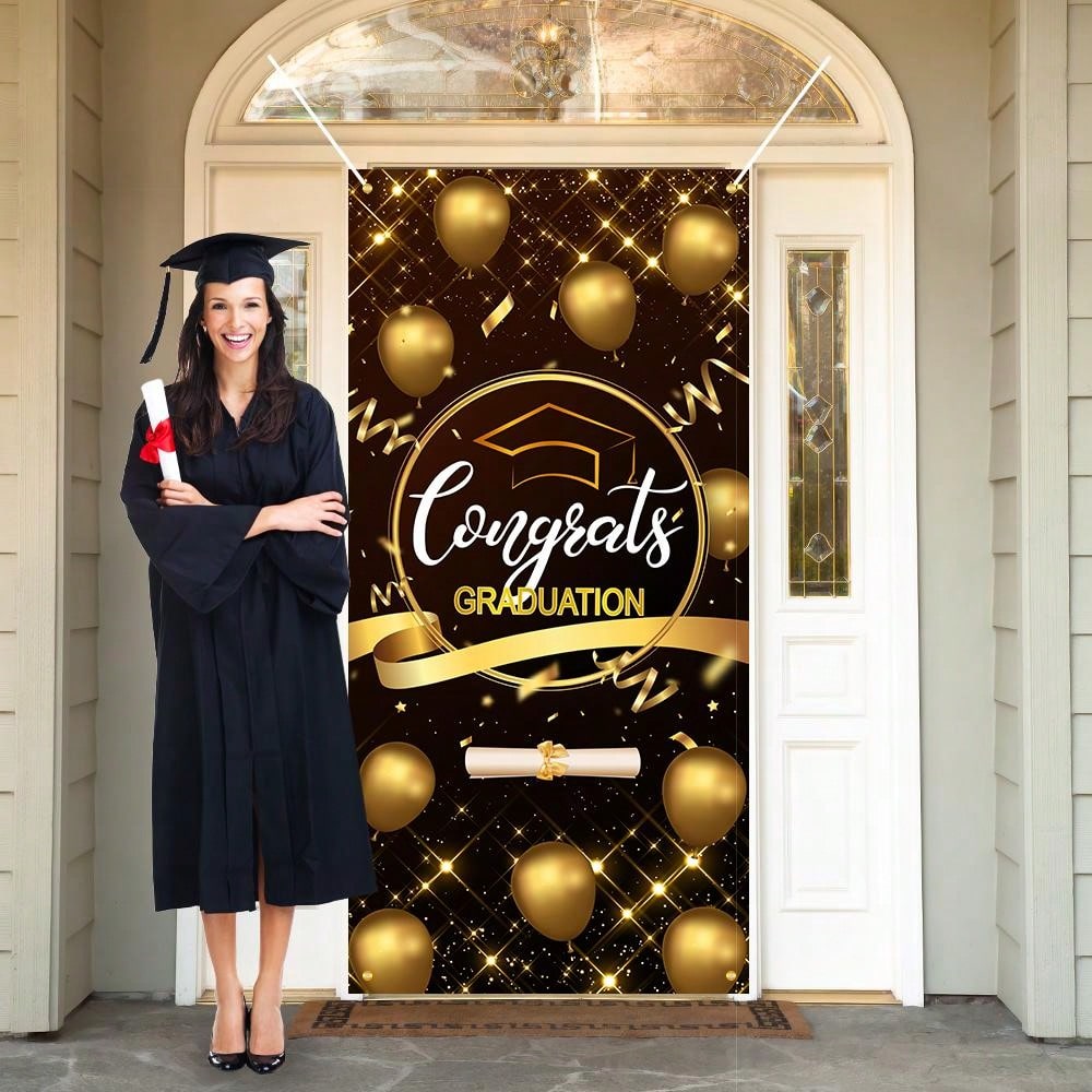 1pc,2024 Graduation Decorations,Class Of 2024 Graduation Banner Porch ...