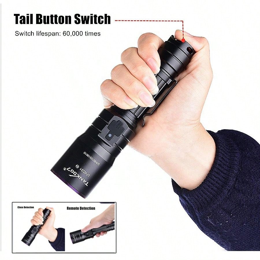 Tank007 NDT Industrial UV Flashlight 365nm UVC31 For NDT Detection AC ... Tank007 NDT Industrial UV Flashlight 365nm UVC31 For NDT Detection AC ...