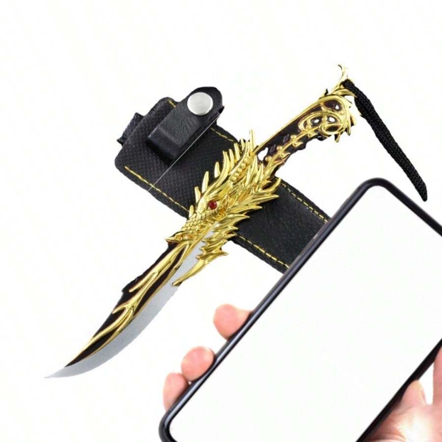 Five-Clawed Golden Dragon Toy Sword, Assassin Sword Small Prop Gifts ...