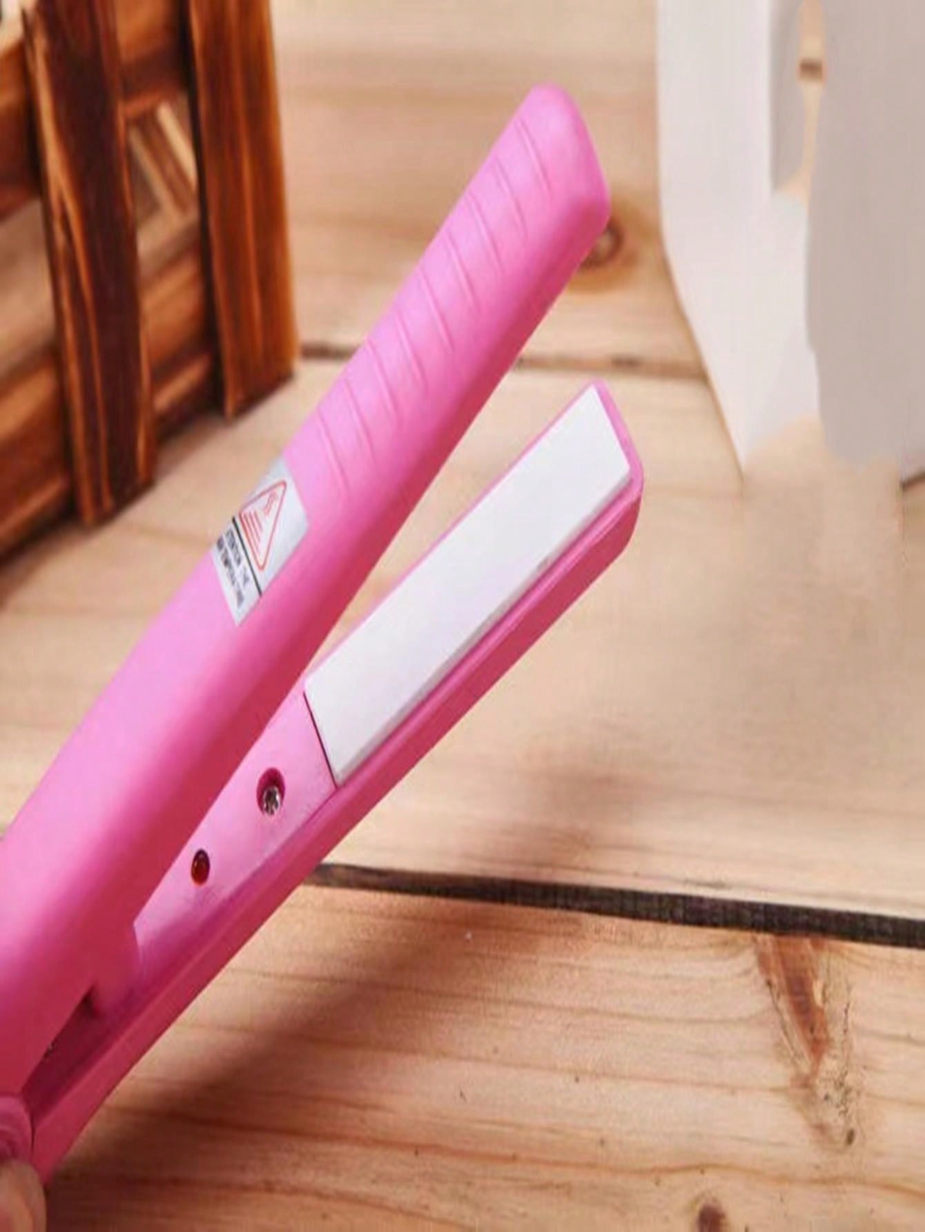 1pc Hair Straightener And Curler 2 In 1 Mini Flat Iron Straightening And Curling Iron Hair
