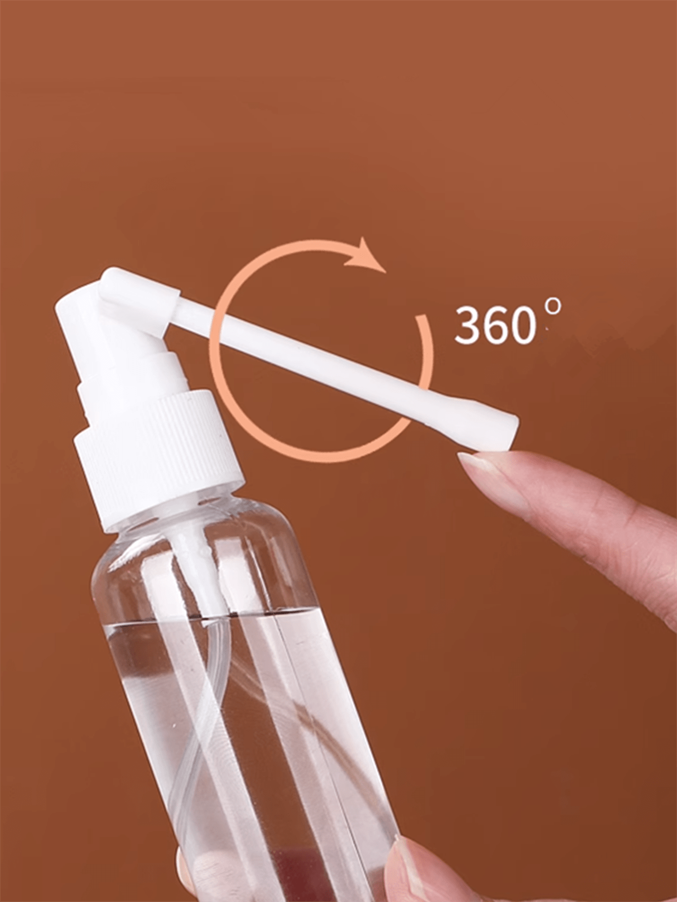 Plastic Spray Bottle Rotating Arm Sprayer Mouth Care Liquid Packaging ...