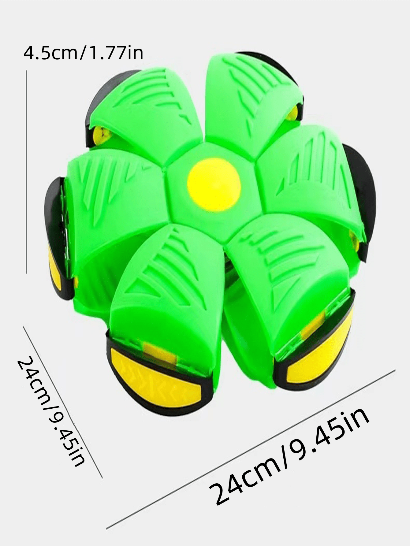 Elastic Deformation Bouncing Disc Toy With Relief Ball And For Kids ...