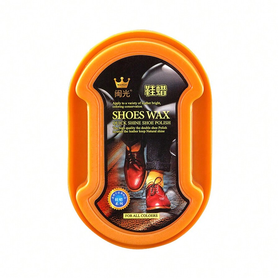 2-In-1 Leather Shoe Shine Sponge - Colorless Shoe Polish, Leather ...