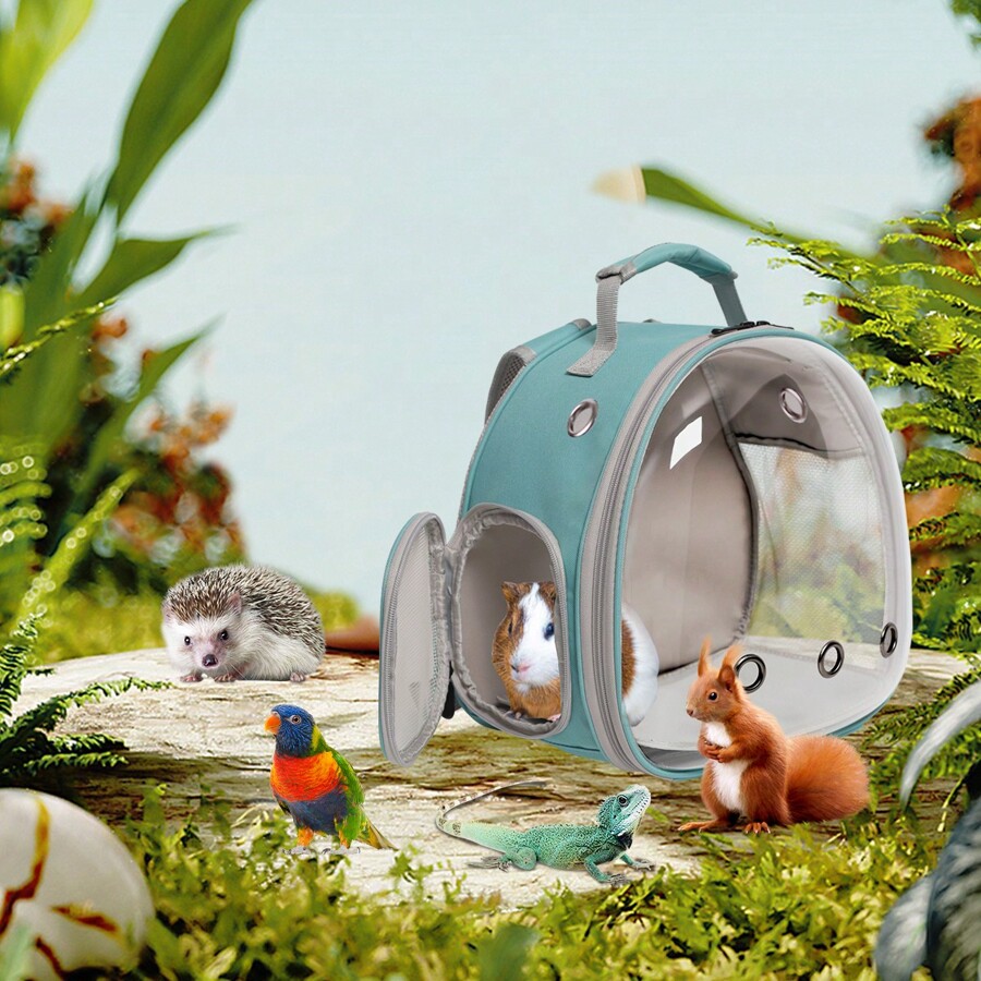1pc Guinea Pig Backpack Carrier, Space Capsule Astronaut Clear Bubble ...