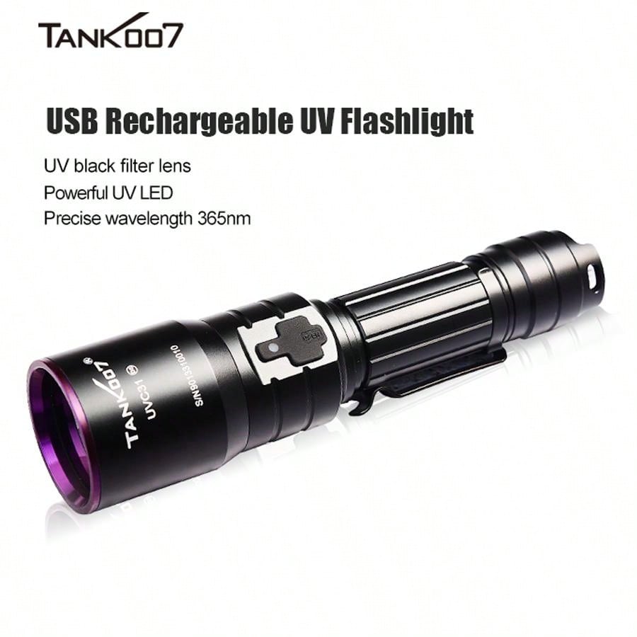 Tank007 NDT Industrial UV Flashlight 365nm UVC31 For NDT Detection AC ...