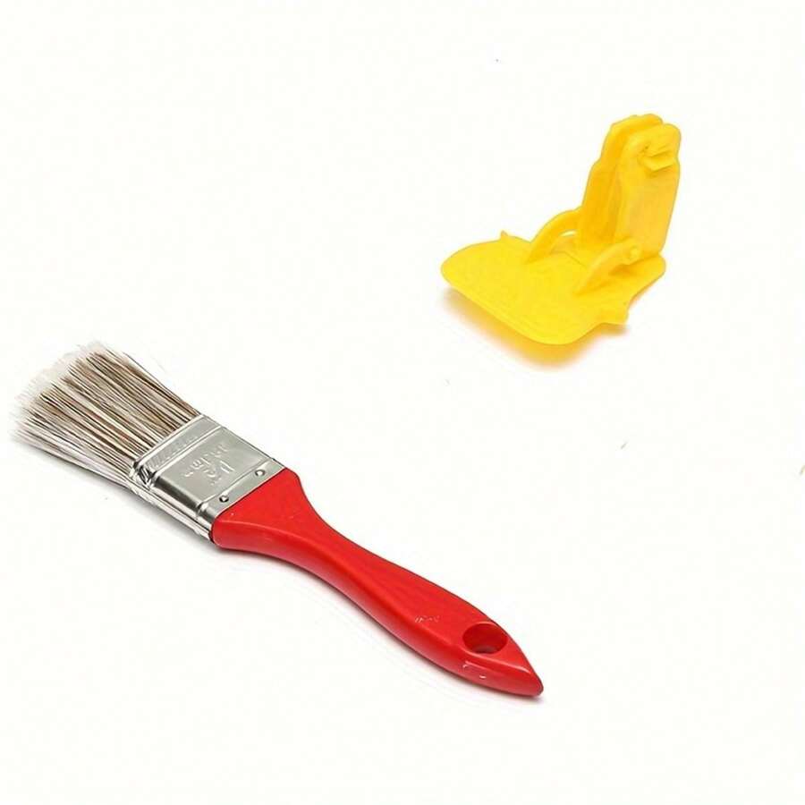2pcs Paint Edger Tool Edging Color Separation Paint Brush With Smelting ...