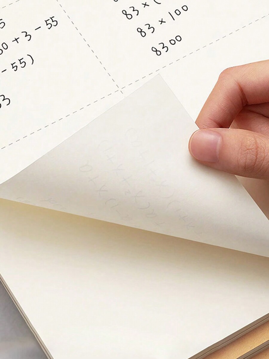 1pc Marie Grid Paper With Neatly Aligned Divider, Mathematical Formula ...