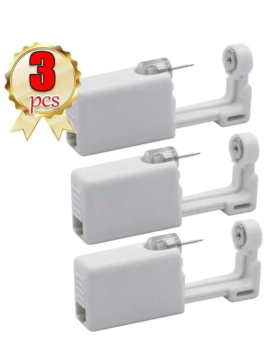 1/3/5/8 Pcs Disposable Ear Piercing Gun Kit Safety Sterile Earring ...