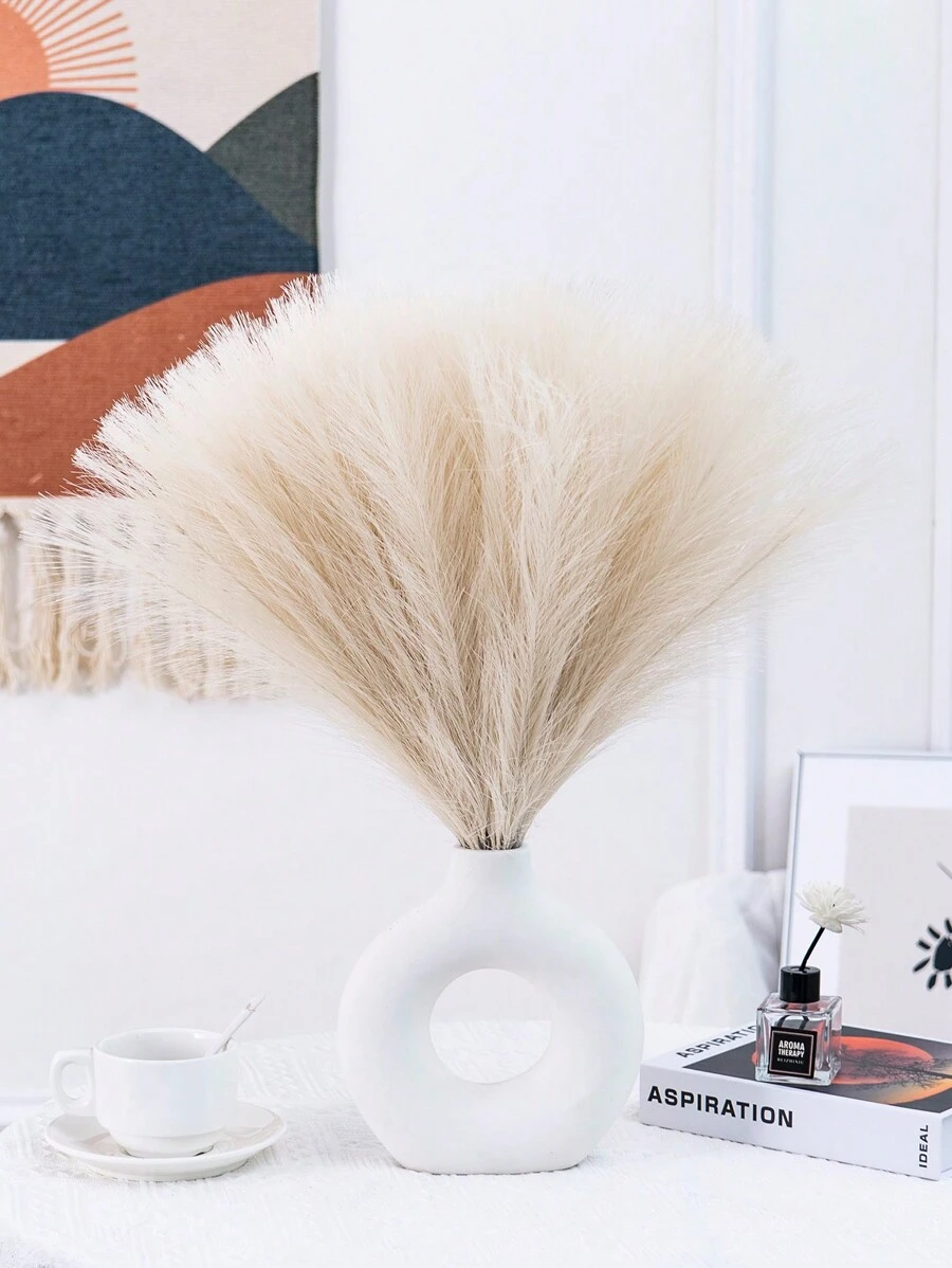 5pcs/10pcs Elegant 16.9inch Long Artificial Pampas Grass Reed ...