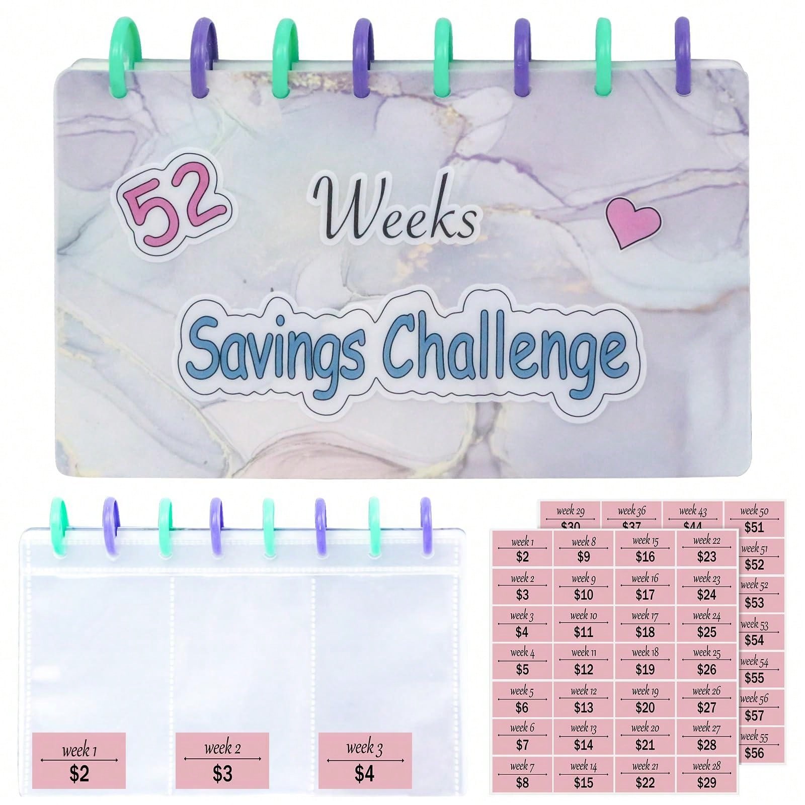 Budget Planner Binder, Reusable Savings Tracker With Cash Envelops ...