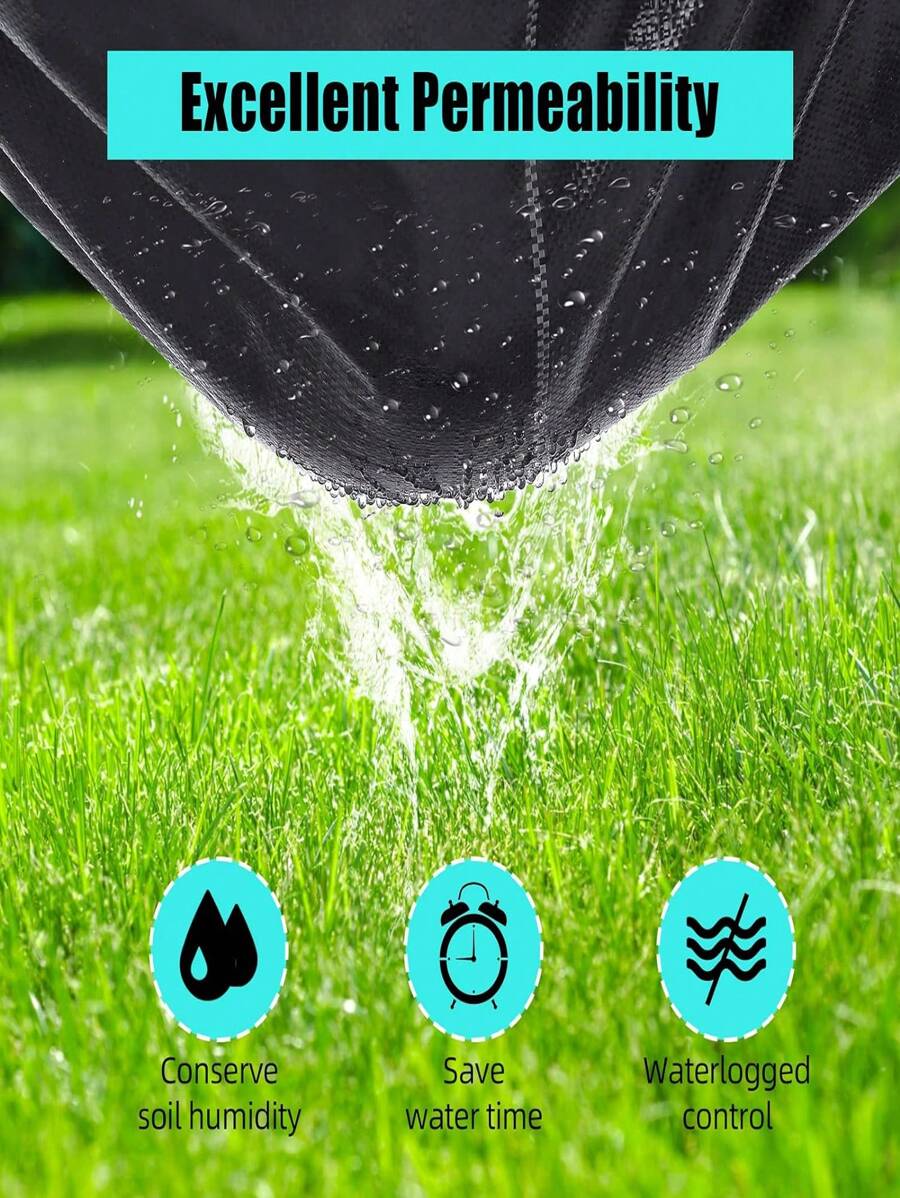 5 X 300FT Weeds Barrier Landscape Fabric Heavy Duty, Weeds Block ...