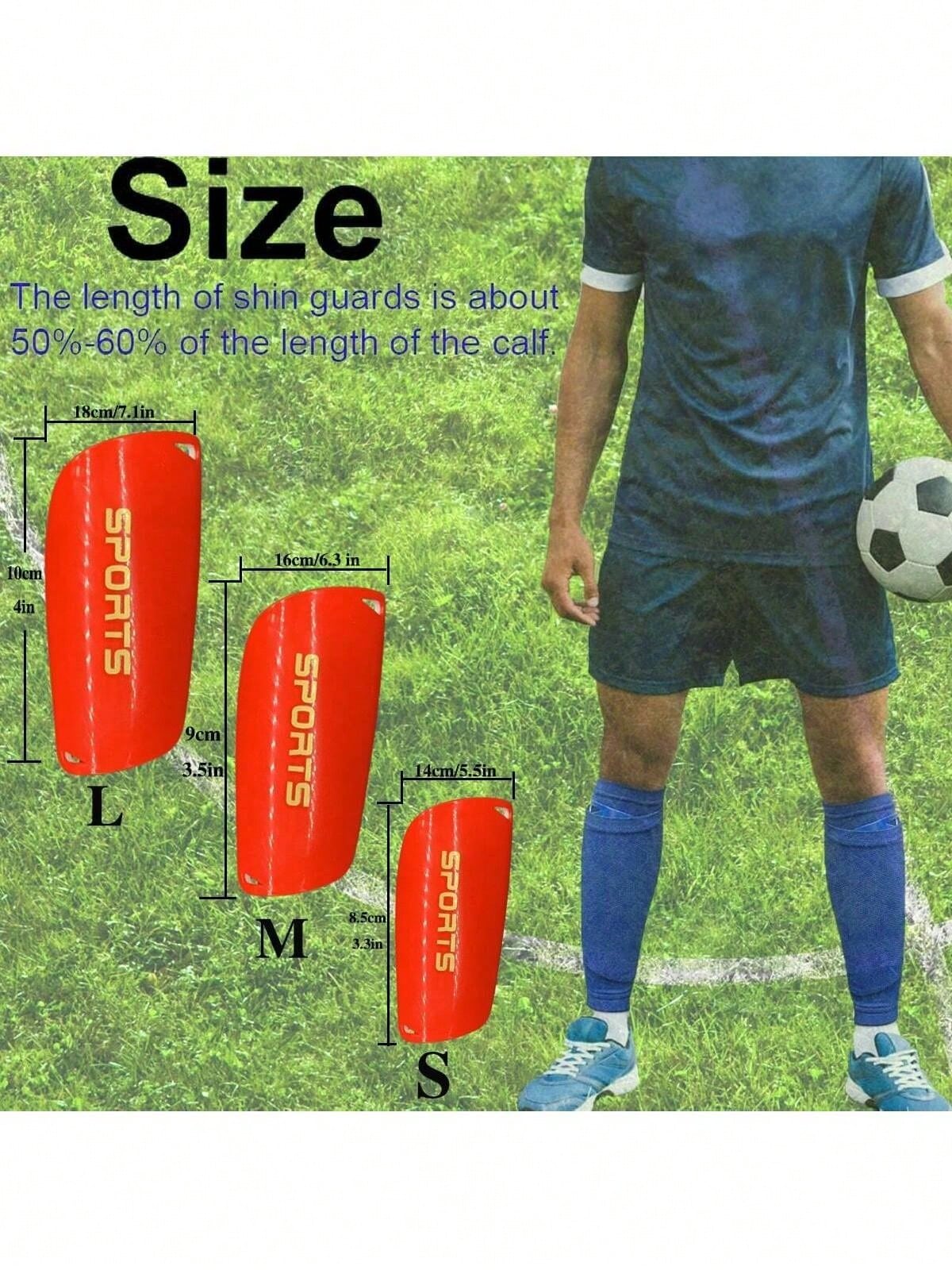 2024 Newest A Pair Of Teenage Football Leg Protectors And Shin Pads Are ...