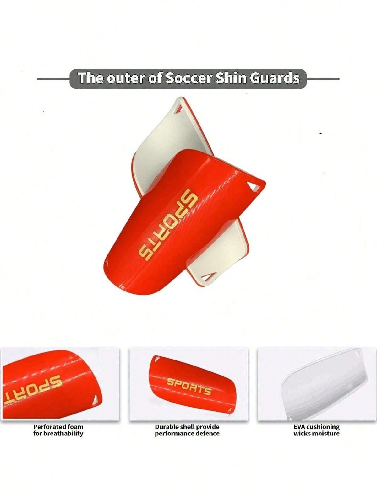 2024 Newest A Pair Of Teenage Football Leg Protectors And Shin Pads Are ...