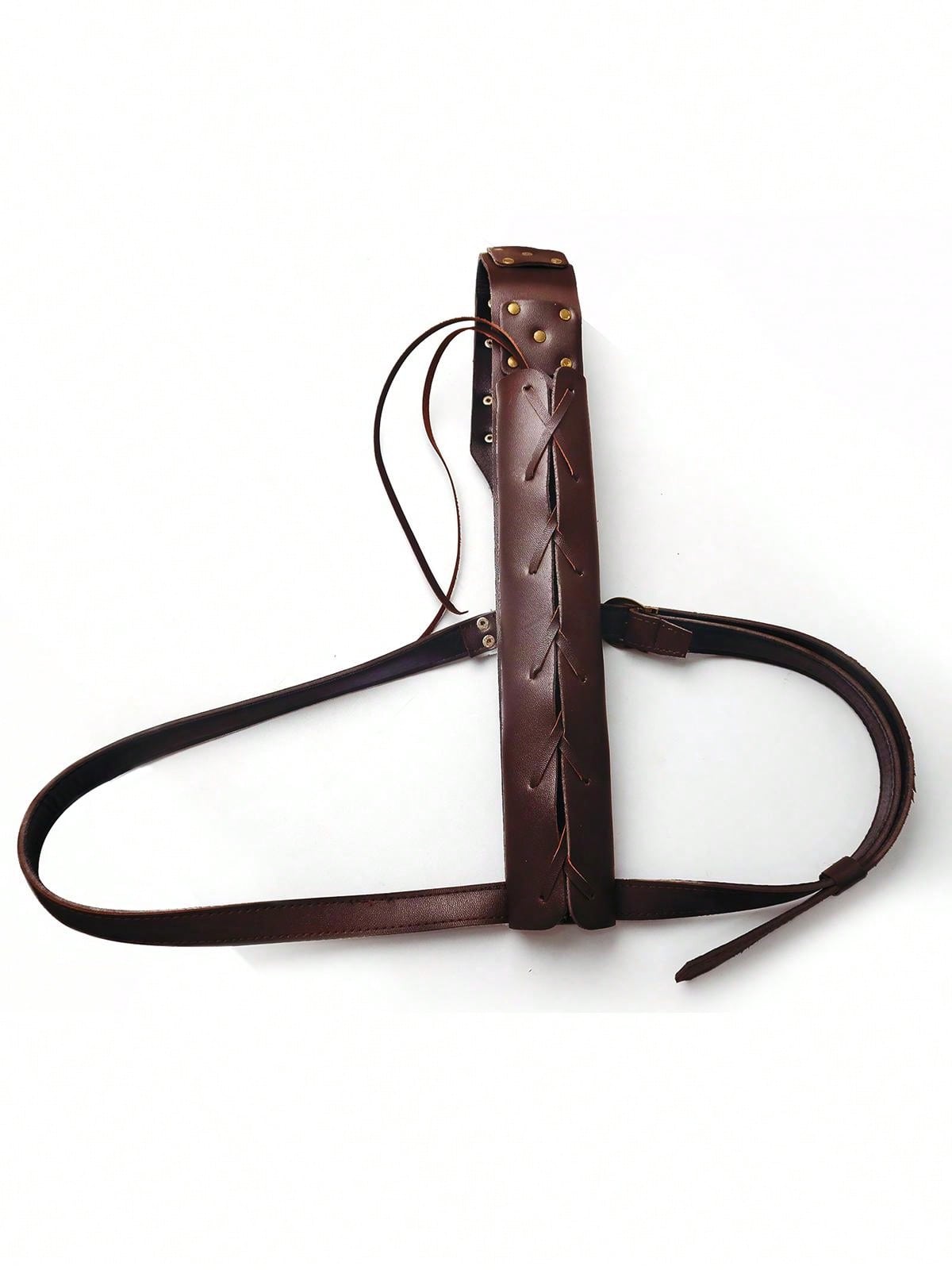 Medieval Knight Pu Leather Viking Sword Sheath Renaissance Style Brown ...