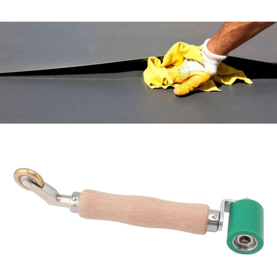 Rubber Seam Roller, Dual Use Pressure Wheel Quilting Tool Art Paint ...