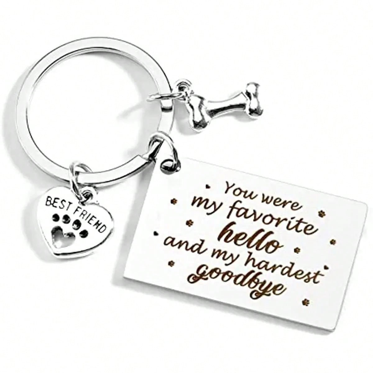 Forever Remembered: Pet Memorial Keychain For Dogs And Cats - Heartfelt ...