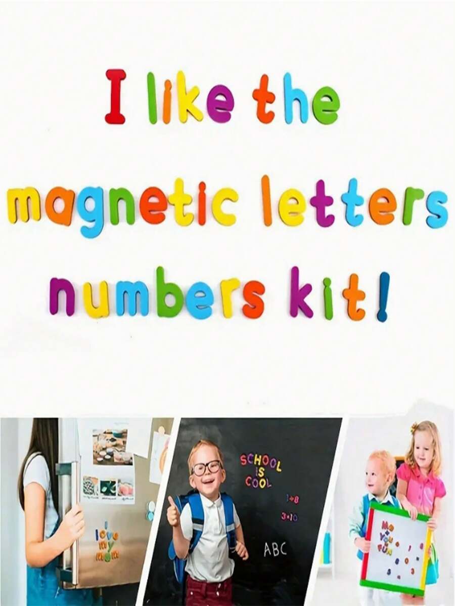 81pcs/29pcs/26pcs Magnetic Stickers For Kids - Numbers Fridge Magnets ...