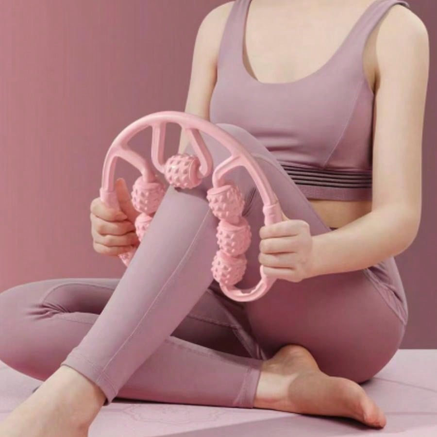 A Fitness Equipment For Leg Muscle Relaxation - Seven-Wheel Shaped Leg ...