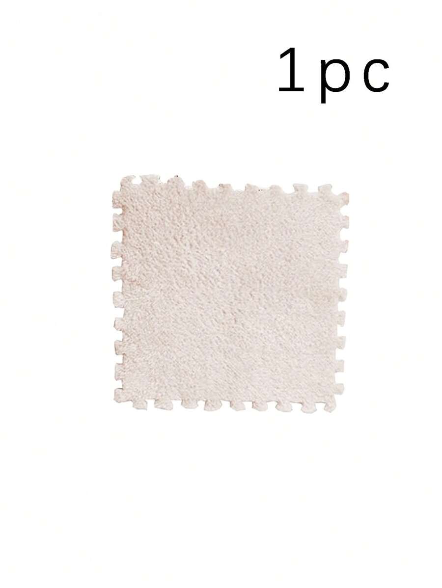 1pc Interlocking Fuzzy Floor Mat Carpet Foam Puzzle Mat, Full Cover ...