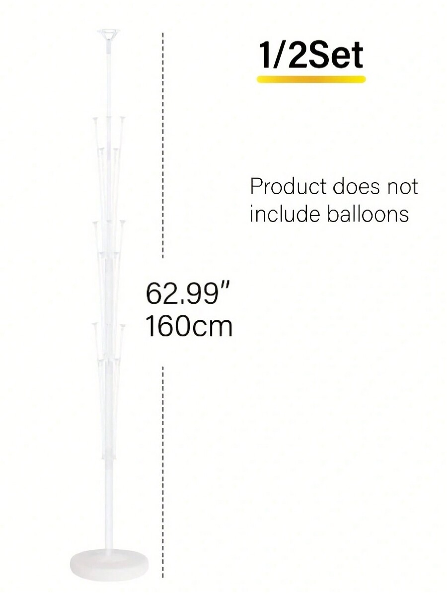 160cm Balloon Stand Balloon Column Stand Kit Balloon Clips Balloon Holder For Floor Or Table