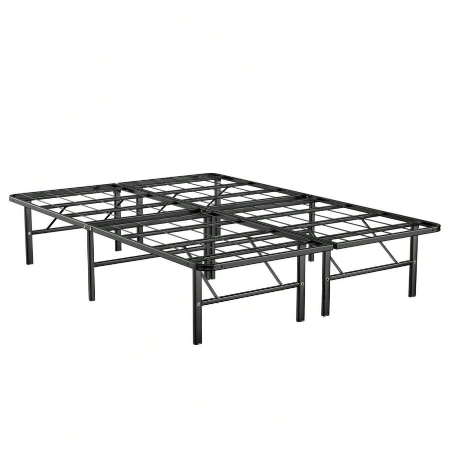 SlickBlue Foldable Metal Platform Bed With Tool-Free Assembly | SHEIN USA