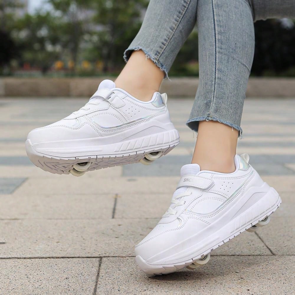 Children's Roller Skate Shoes With Detachable Four-Wheel Shoe For ...