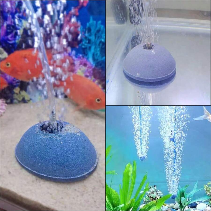 1pc Fish Tank High-Temperature Calcined Bubble Stone, Sand Head, Full ...