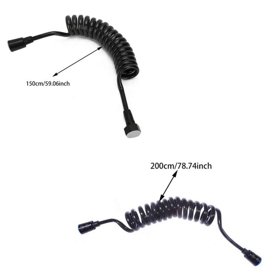 (1 Hose Only) Spring-Loaded Shower Hose, Woman Washer, Toilet Spray Gun ...