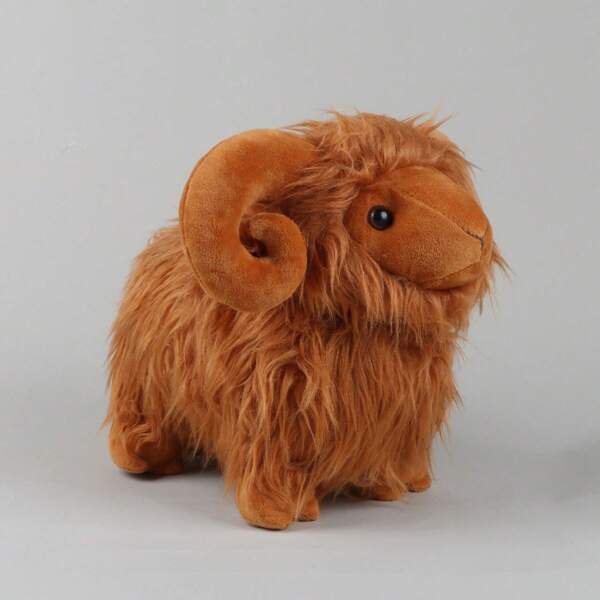 Highland Sheep Stuffed Animal Realistic Bighorn Sheep Plush Cuddly ...