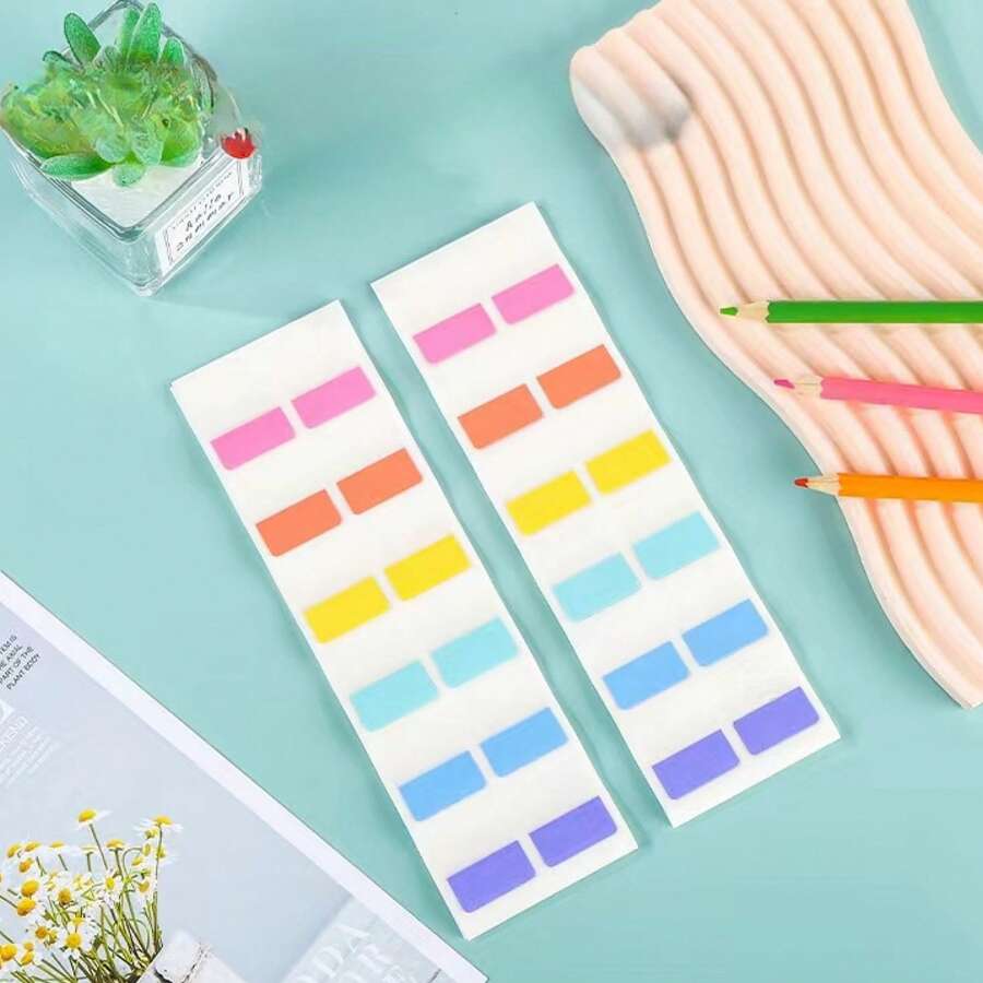 10 Sheets (120pcs) Multifunctional Bookmark Index Stickers, For Office ...