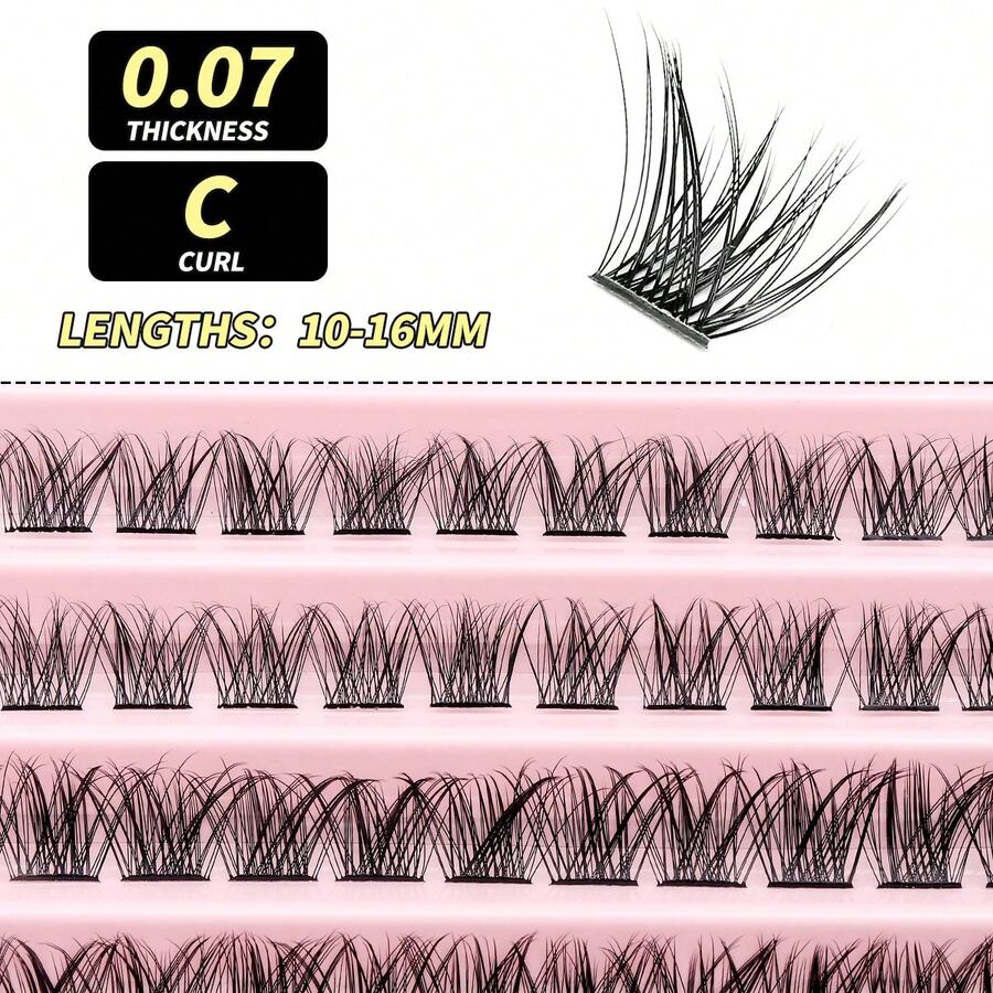 Cluster Lashes 120 Individual Lashes Clusters Eyelash Extensions False ...