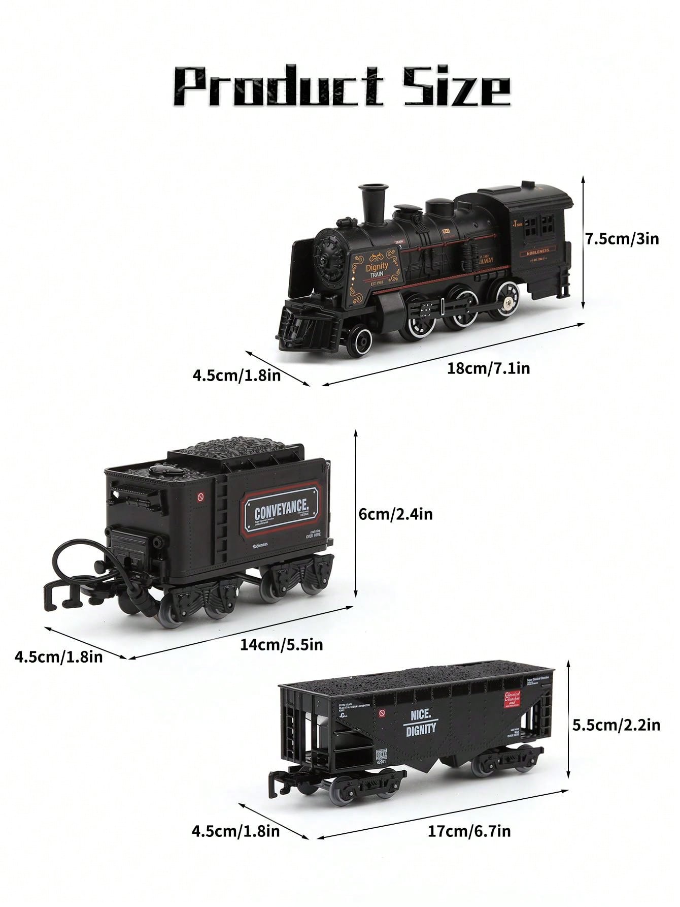 Alloy Train Track Car Add Water And Emit Smoke Toy Metal Material Train ...