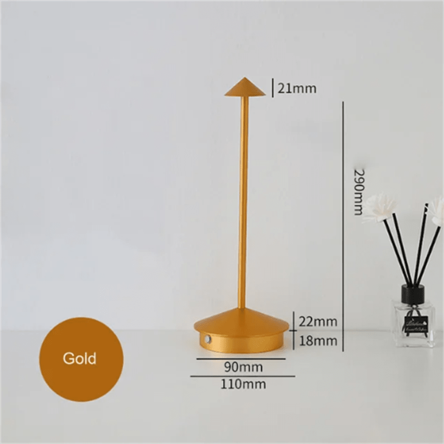 Rechargeable Table Lamp LED Touch Sensor Desktop Night Light Wireless ...