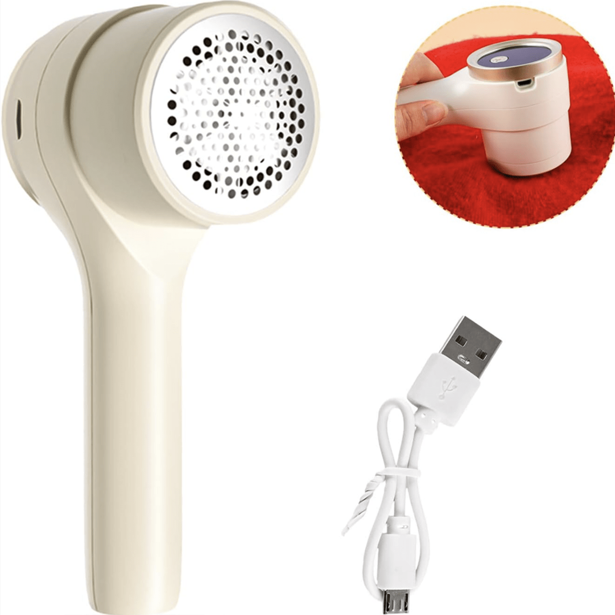 1PC Hair Ball Trimmer Shaving Machine Household Rechargeable Hair ...