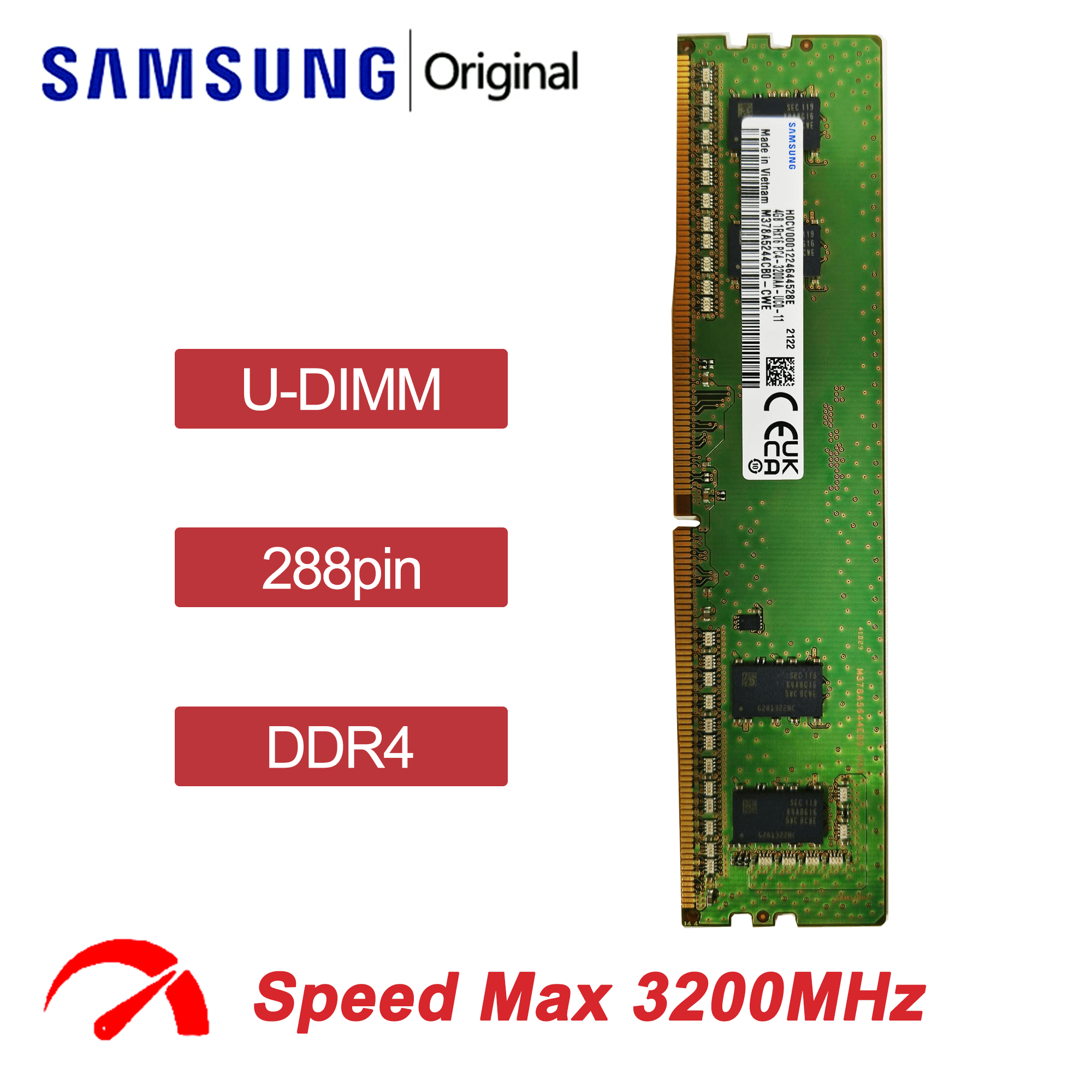 Samsung Ram Memory Ddr4 8gb 16gb 32gb 4gb 3200MHz, Memoria Ram Ddr4 For ...