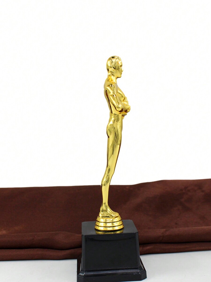1PC Gold Award Trophy Oscar Style Trophy For Party Celebrations,Plastic ...
