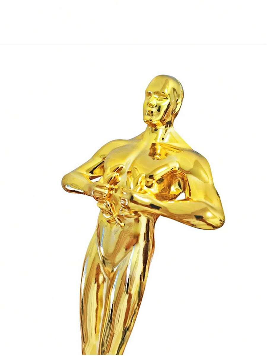 1PC Gold Award Trophy Oscar Style Trophy For Party Celebrations,Plastic ...