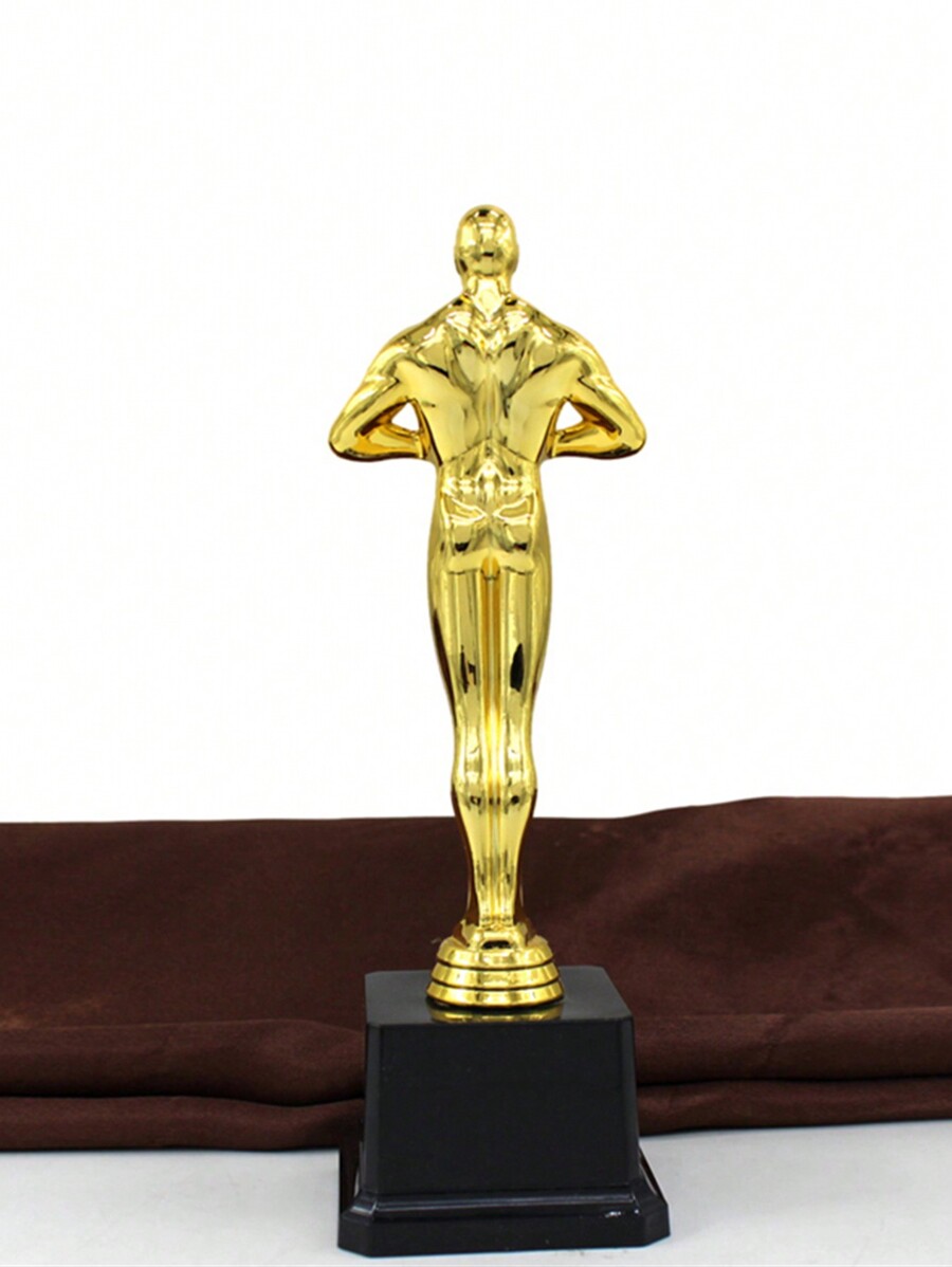 1PC Gold Award Trophy Oscar Style Trophy For Party Celebrations,Plastic ...