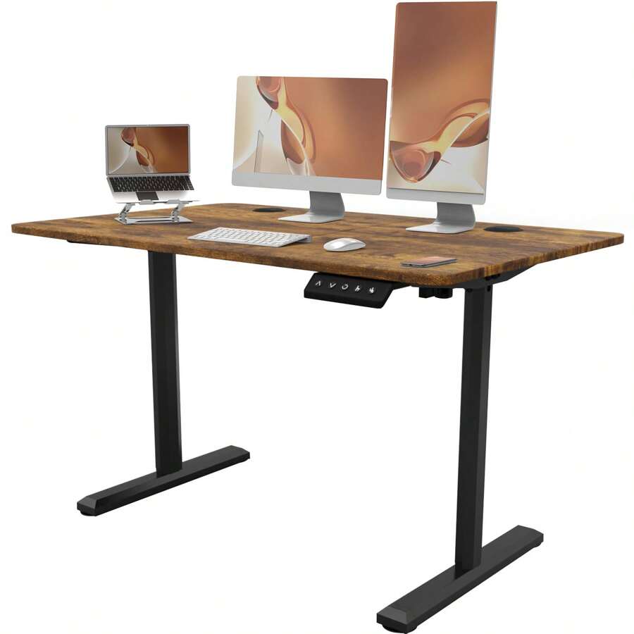 Devoko 120/140/160 Cm Desk Height-Adjustable Shelf Height-Adjustable ...